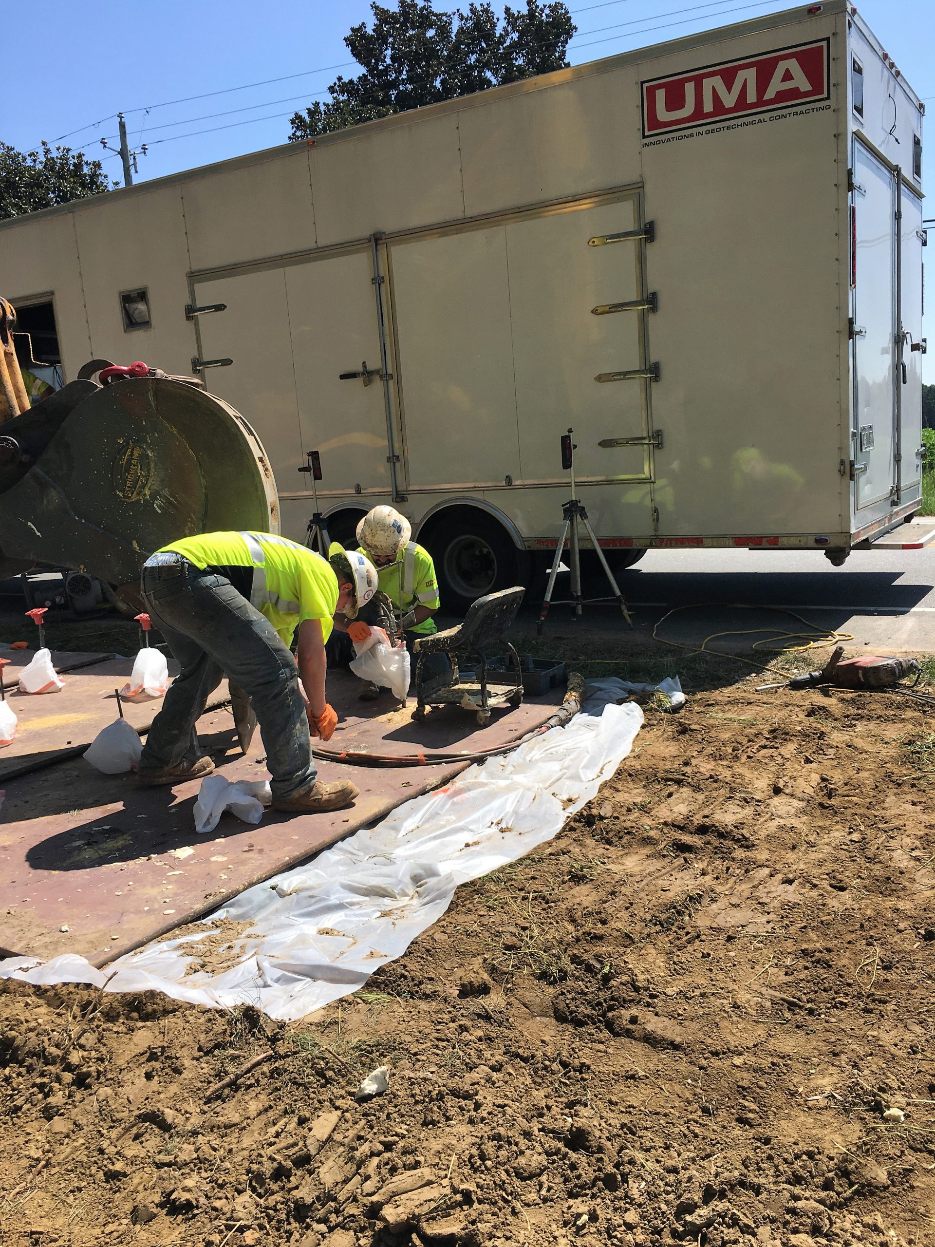 UMA's HDPR Injection Stabilizes Soils around Water Line - UMA ...